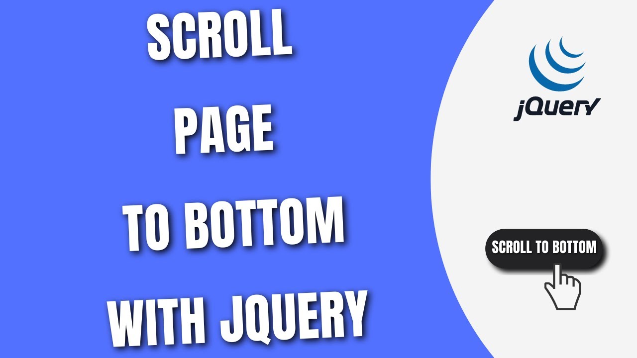Scroll Page to Bottom with jQuery [HowToCodeSchool.com]