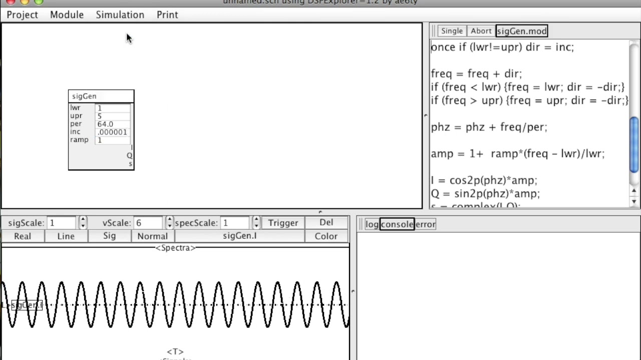 DSP Explorer 2 Advanced Siggen