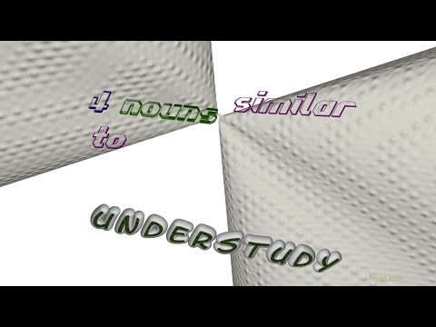 understudy - 4 nouns which are synonyms of understudy (sentence examples)