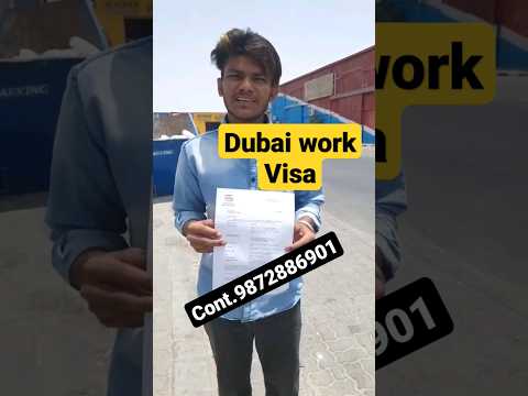 Dubai work visa for indian 2025 #dubai #dubaijobs #dubailife #uae #sharjah #abudhabi #portugal