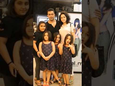 film actor Shan with 4 beautiful daughter's and wife #celebrities #shan #shorts