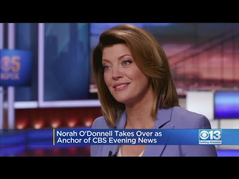 Norah O'Donnell Takes Over As Anchor Of CBS Evening News