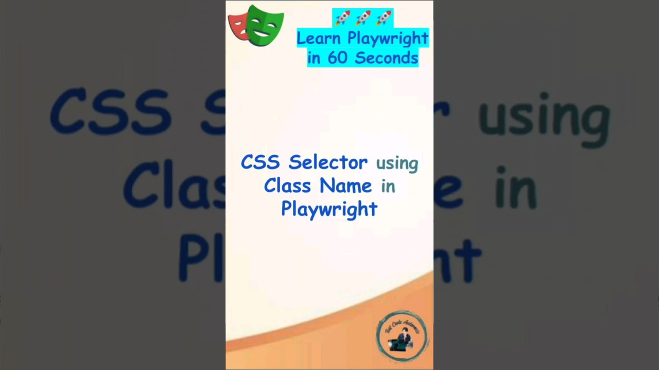 Playwright Tutorial | CSS Selector using Class Name in Playwright