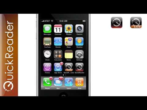 Speed Reading eBook Reader - QuickReader App for iPhone, iPad, and iPod Touch