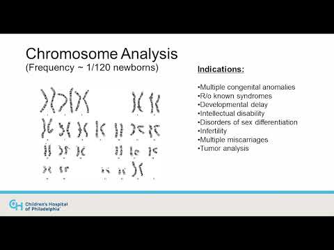2 Different ways to diagnose genetic disorders: Chromosome Analysis