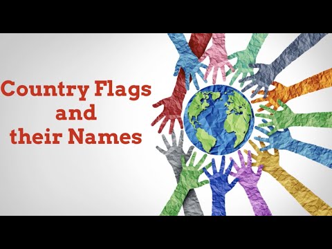 Countries of the World With their Maps and flags for kids | Nation Vocabulary