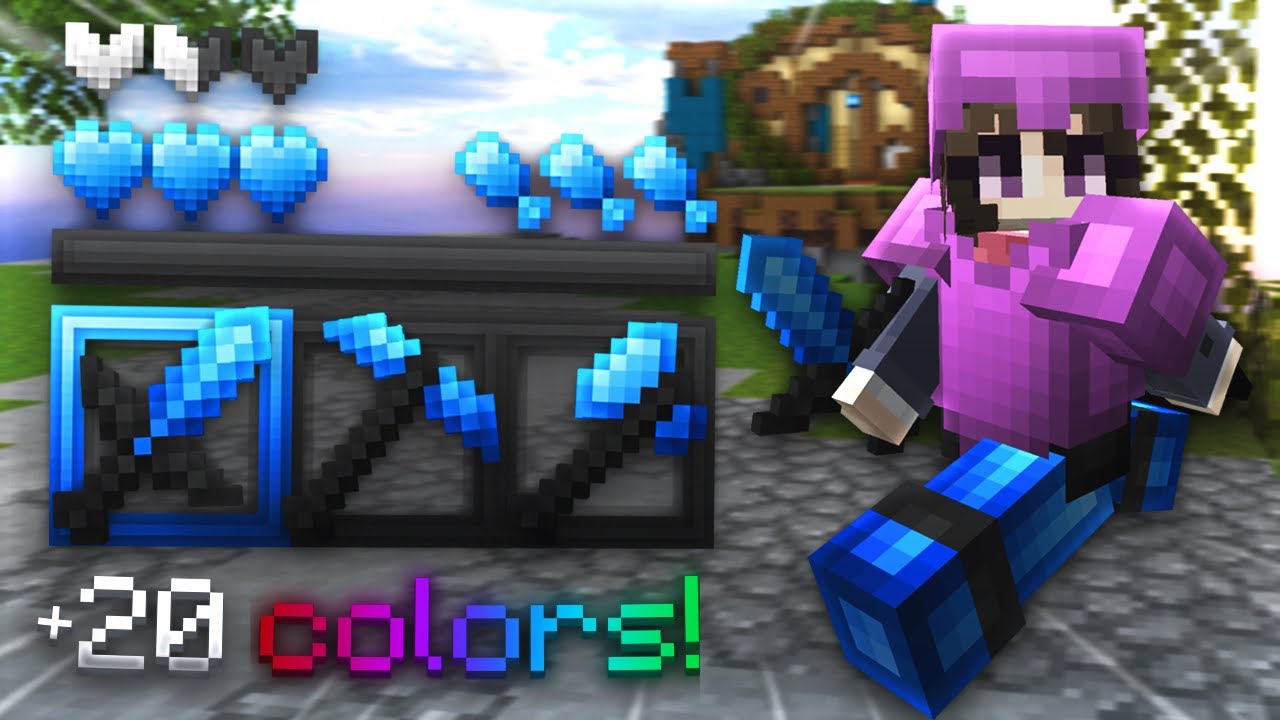 prism 16x (refraction's 250k pack) 20 different colors! + bedwars 1v1s with @Zuxt