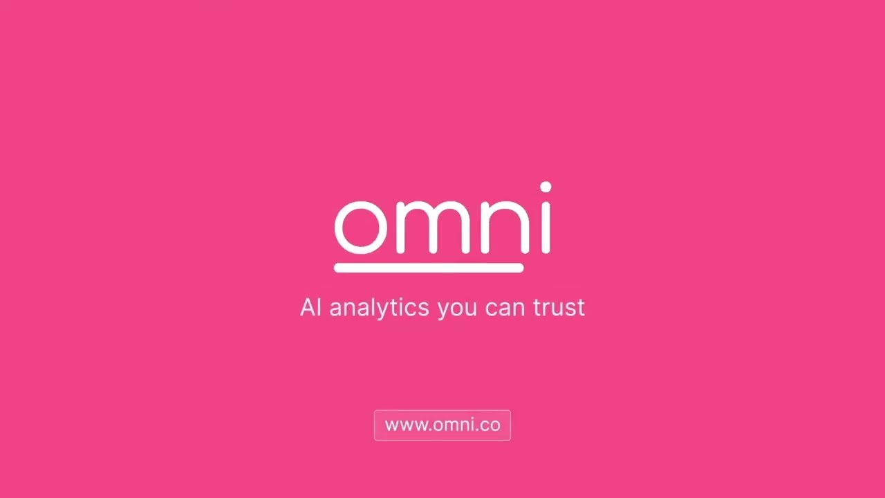 Omni demo: AI analytics you can trust