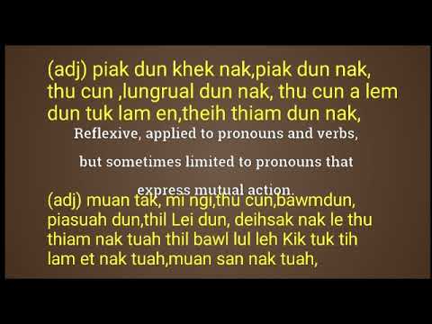 Reciprocal meaning explaining in English Ngawn