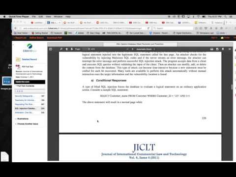 Lockett Ken SQL Injection