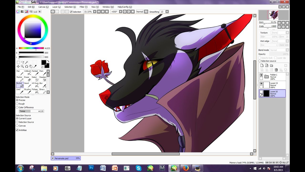 Commission Speedpaint | When you're Evil |