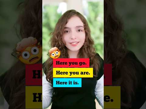 English Tip: Here you are / you go / it is #englishlanguage #learnenglish #englishtips