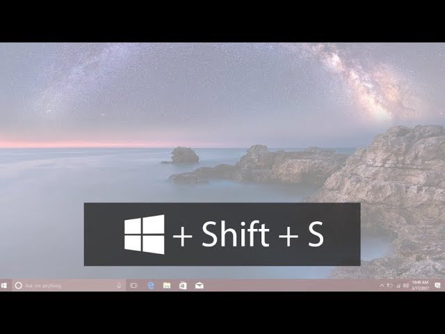 How to take screenshots in Windows 10