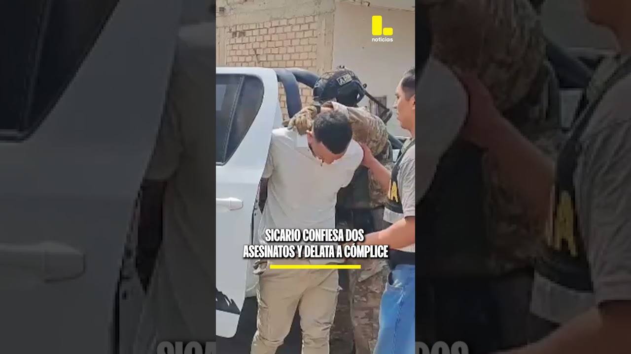 Sicario confiesa dos asesinatos y delata a su cómplice