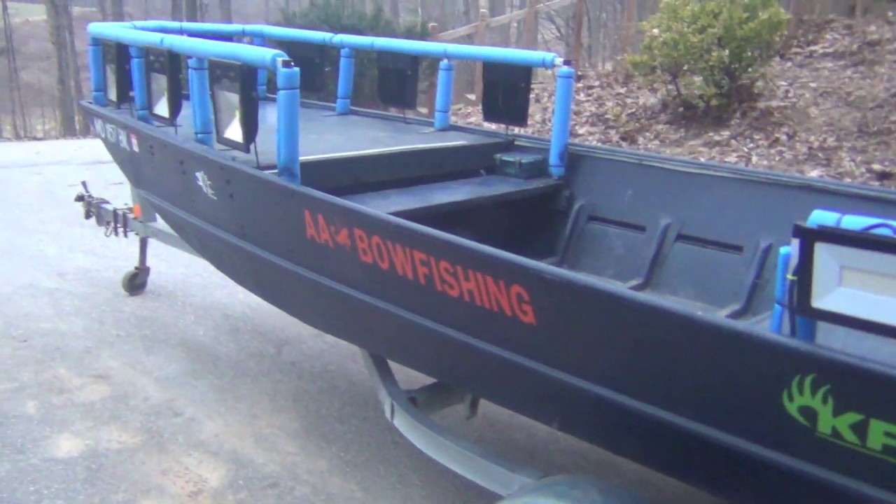 Our Bowfishing Boat Build