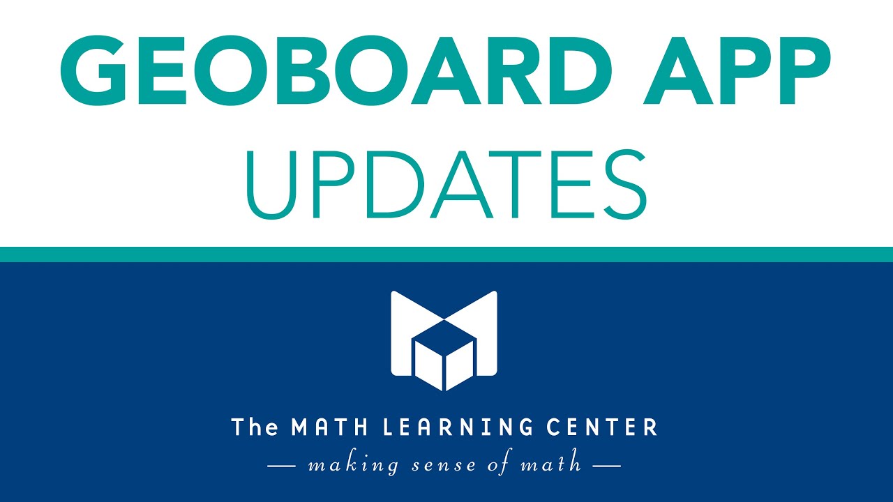 Geoboard App Updates