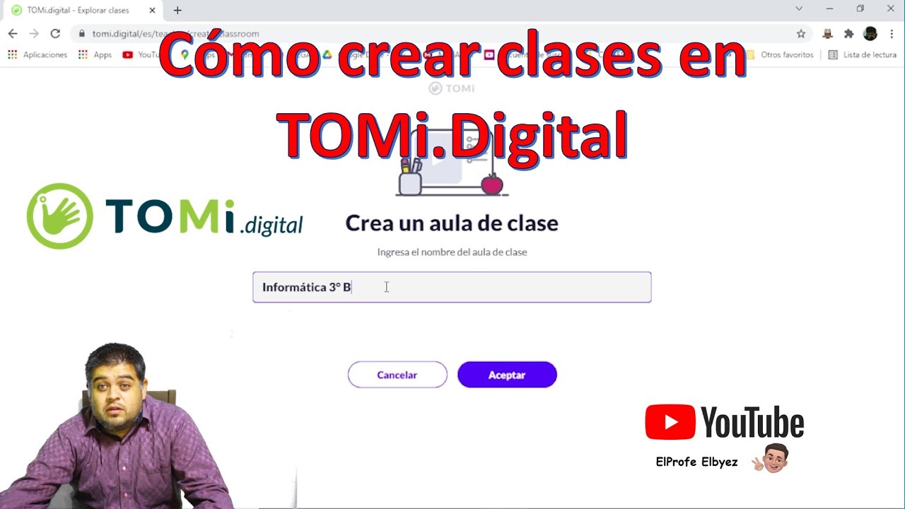✍TUTORIAL: 😉Cómo crear clases en la TOMi.Digital. 💥💥(ACTUALIZADO)👍👍
