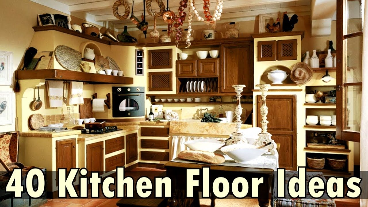 40 Kitchen Floor Ideas