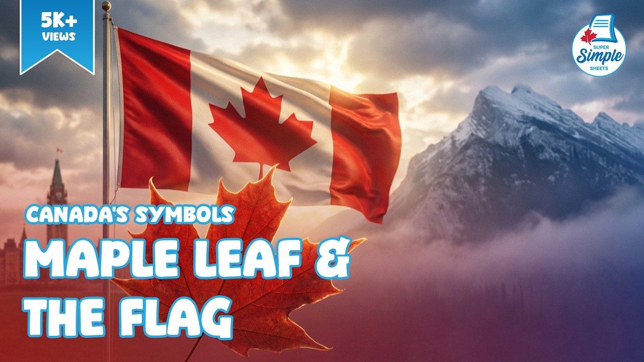🍁 The Maple Leaf and Flag Canada’s Iconic Symbols | Kids Social Studies