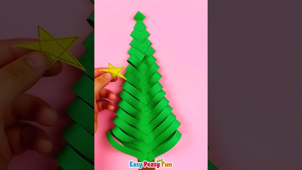 Paper Christmas Tree Craft Idea