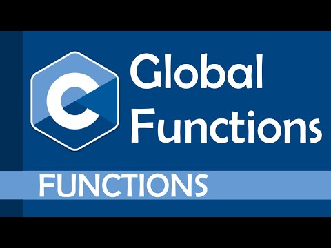 Global functions in multi-file projects in C