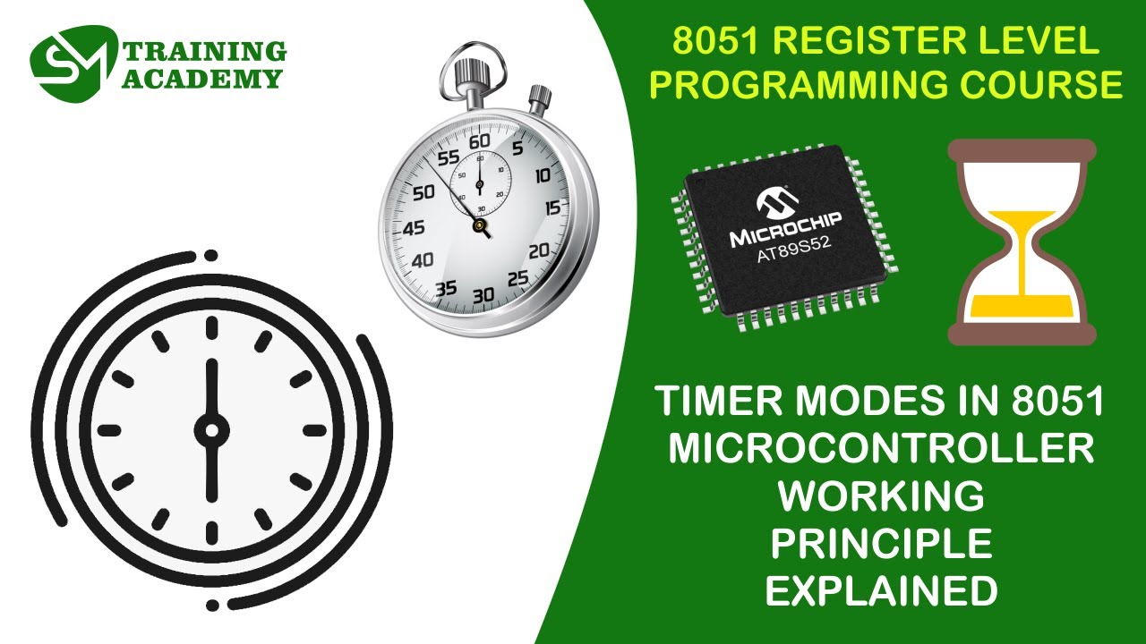 8051 Timer Modes Explained  | AT89S52 | 8051 Register Level Programming  Course