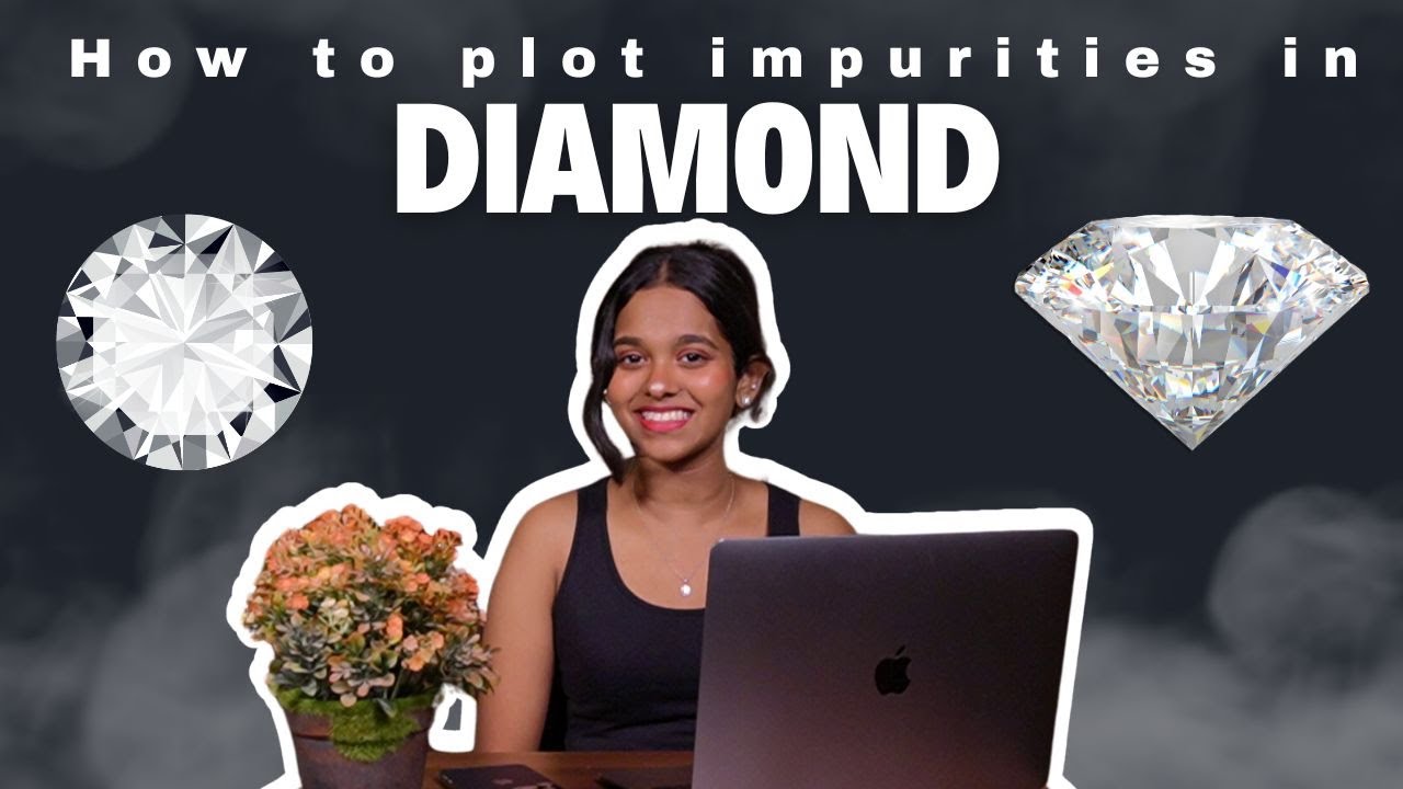 How to plot impurities, inclusions and blemishes in diamond