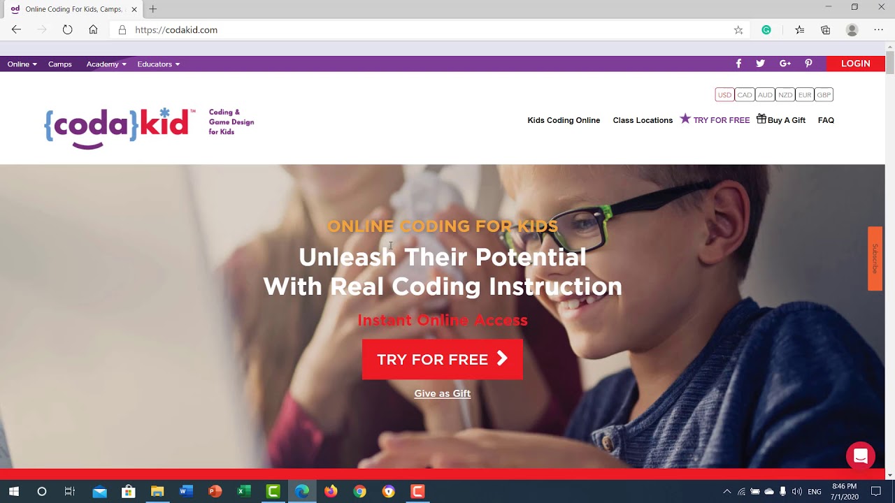 How to access Codakids?