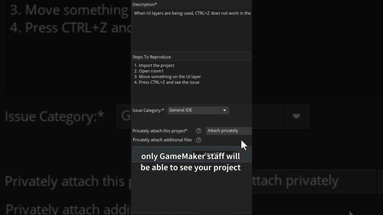 How to Report a GameMaker Bug