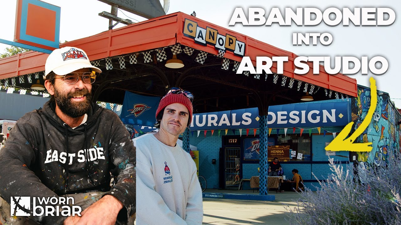 They Transformed a Dead Gas Station into an Art Studio: Canopy Art Center | Wornbriar presents