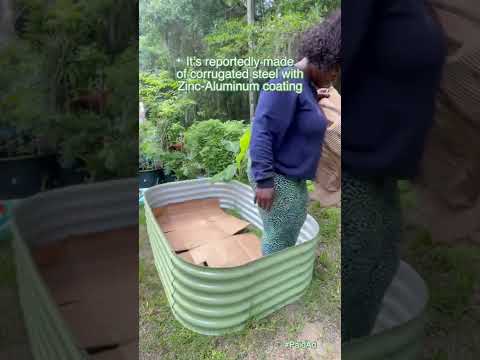 OLLE Gardens 17” 12-in-1 Galvanized Raised Garden Bed Review
