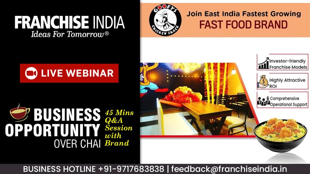 Goofys | East india Emerging Specialty Fast Food Brand - Business Opportunity Over Chai
