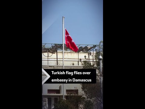 Video | Turkish flag flies over embassy in Damascus | Hatha Alyoum