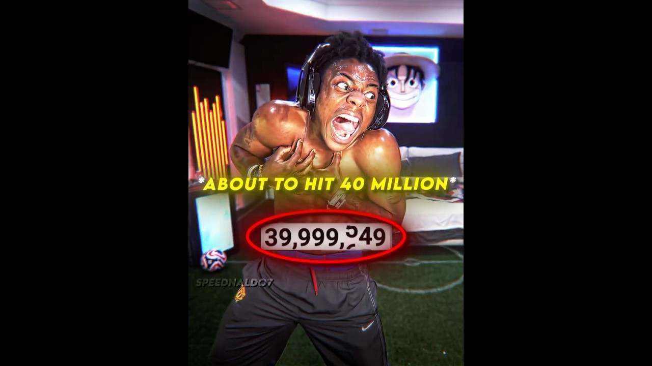 iShowSpeed Hits 40,000,000 Subscribers 😂⚡️