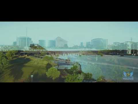 The city of Tempe Arizona From Above