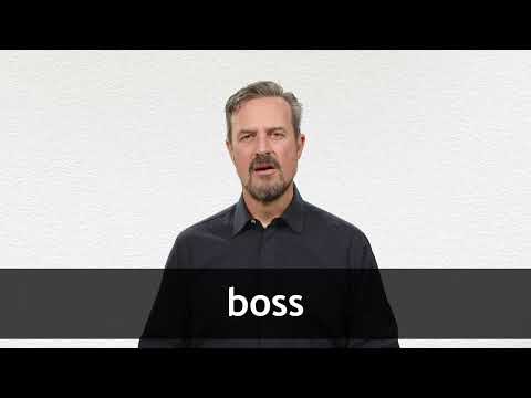 BOSS - 英文发音 | 柯林斯