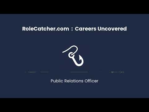 Public Relations Officer : Careers Uncovered