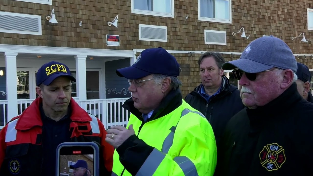 Fire Island | Flooding Update | Suffolk County Executive Ed Romaine