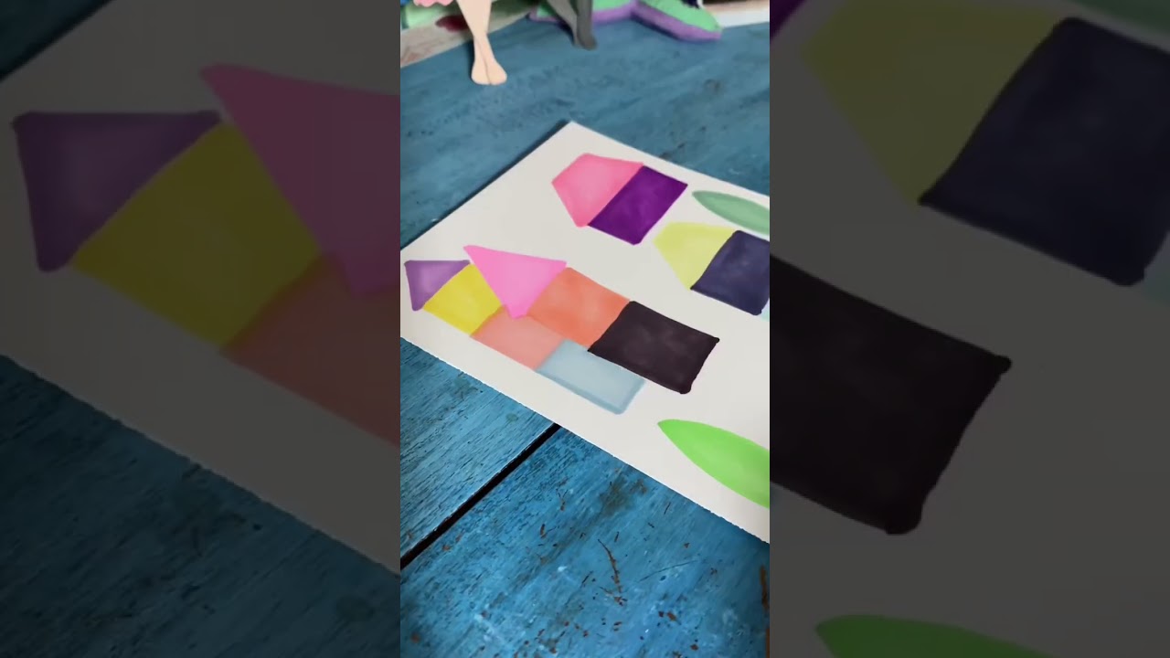 🏡Higgeldy houses #whimsicalart #doodleart #ohuhubrushmarkers