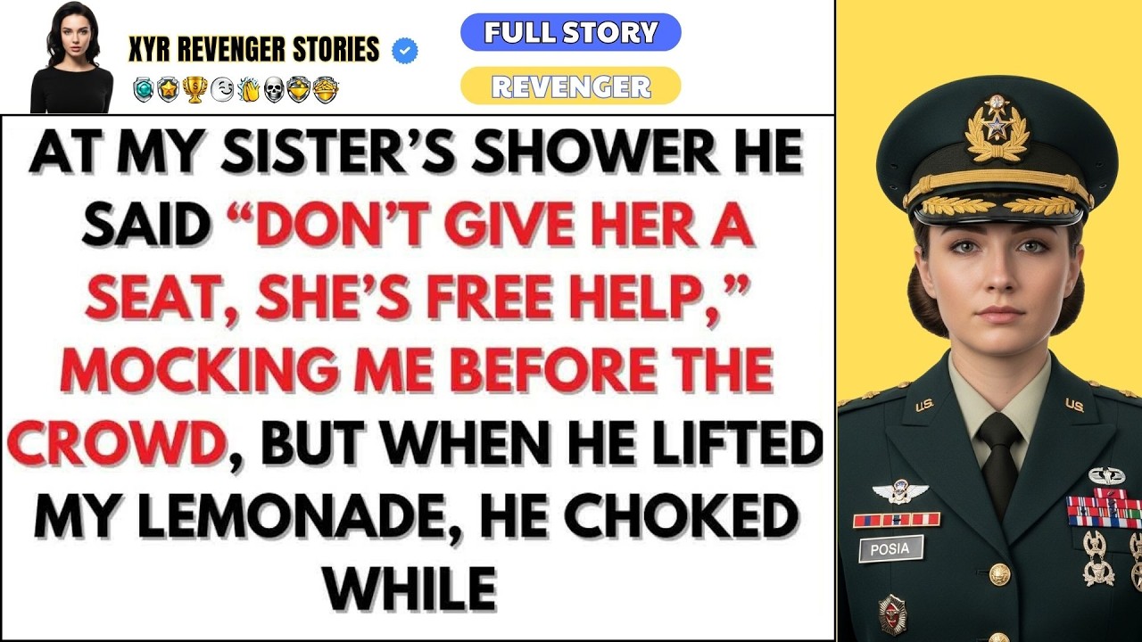 At Baby Shower, Her Husband Said ‘LET HER STAND, SHE’S FREE HELP’ — Then CHOKED On My Lemonade