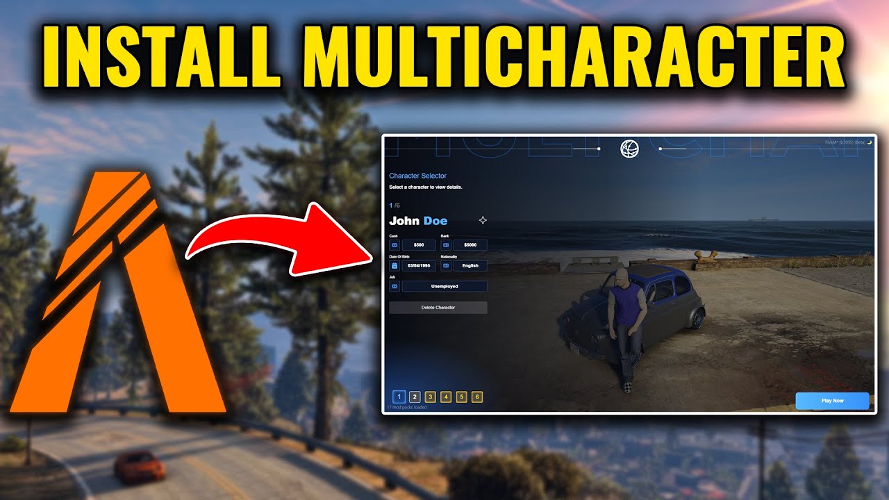 How To Install A Custom Multi-Character Into A FiveM Server