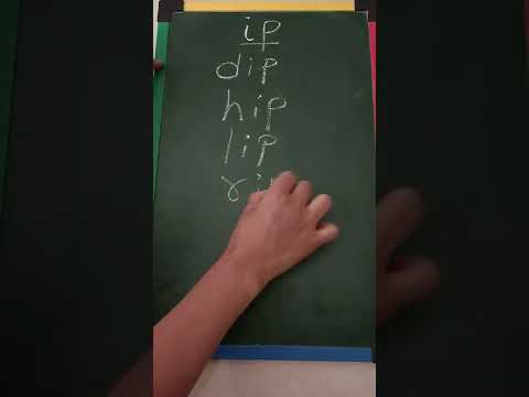 ip word family/i blending/CVC/phonics #shorts