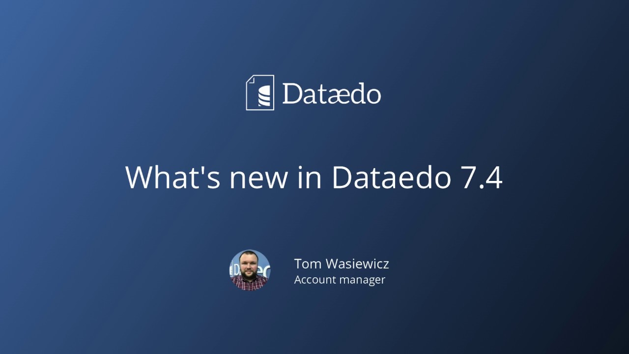 What's new in Dataedo 7.4
