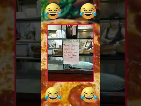 Weirdough offer of the Day! Buy 2 pizzas and pay for both!