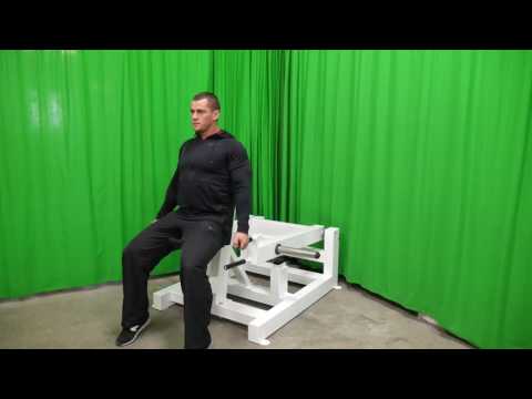 Lever Seated Shrug (plate loaded) | myworkouts.io