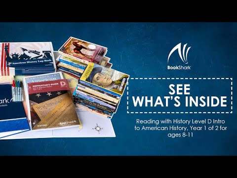 Reading with History Level D Intro to American History, Year 1 of 2 for ages 8-11