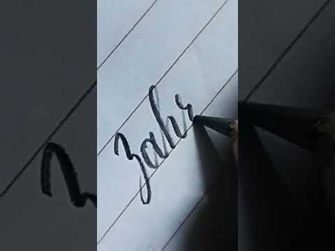 Zahran / name / fine art tutorial