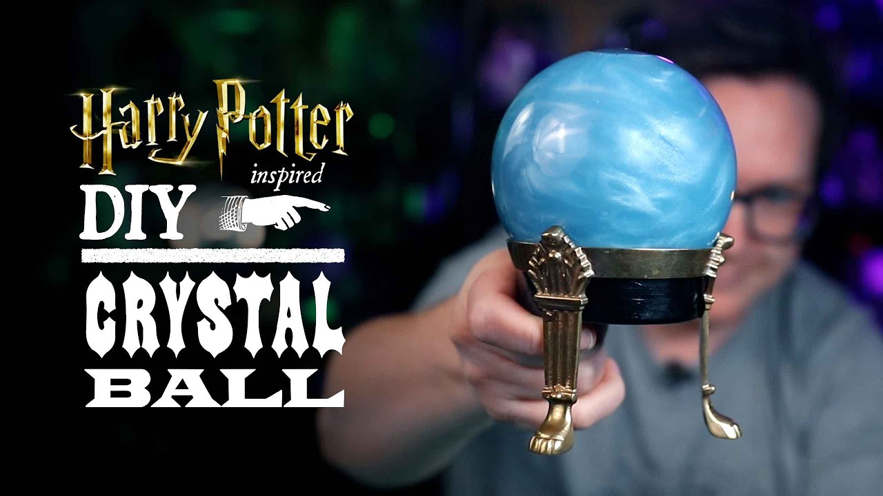 DIY Crystal Ball 🔮 with Magical Swirling Effect