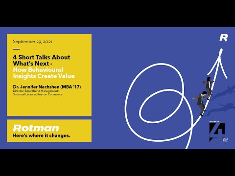 Jennifer Nachshen on Behavioural Insights for Value Creation