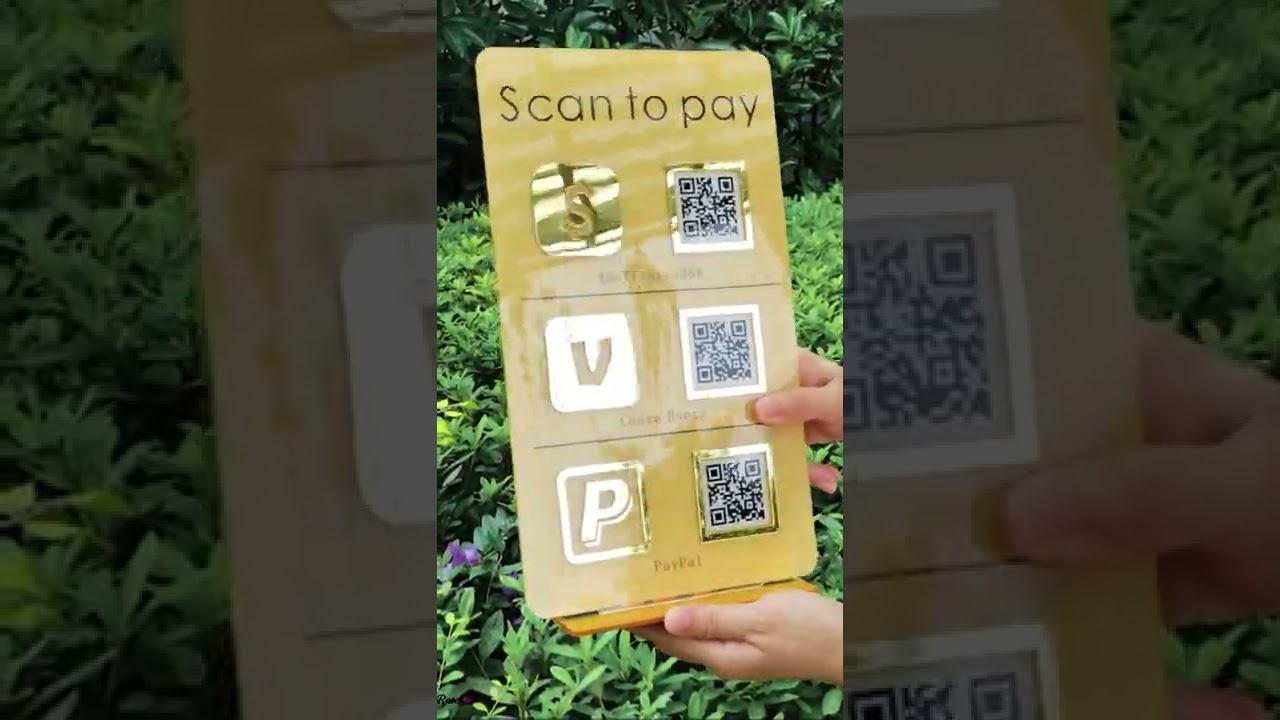 Triple Icon and QR Code Instagram Facebook Business Social Media Hairdressers Beautician Sign